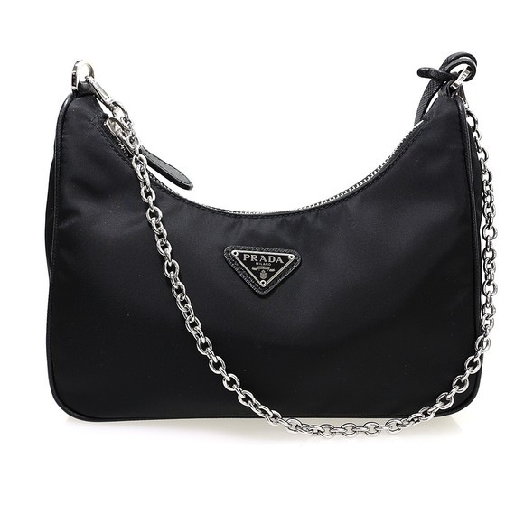 Prada | Bags | Prada Nylon Shoulder Bag Black | Poshmark